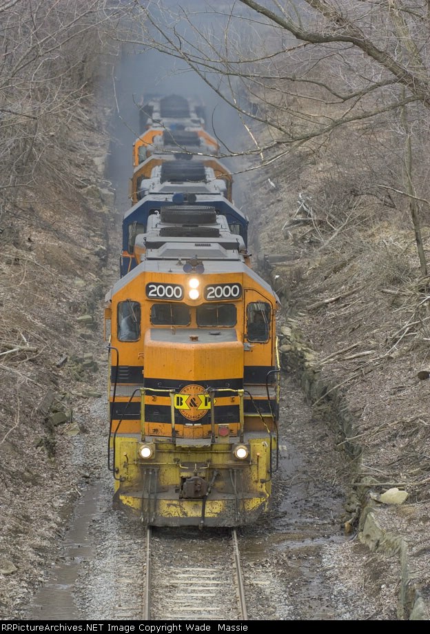 BPRR 2000 emerging from the tunnel